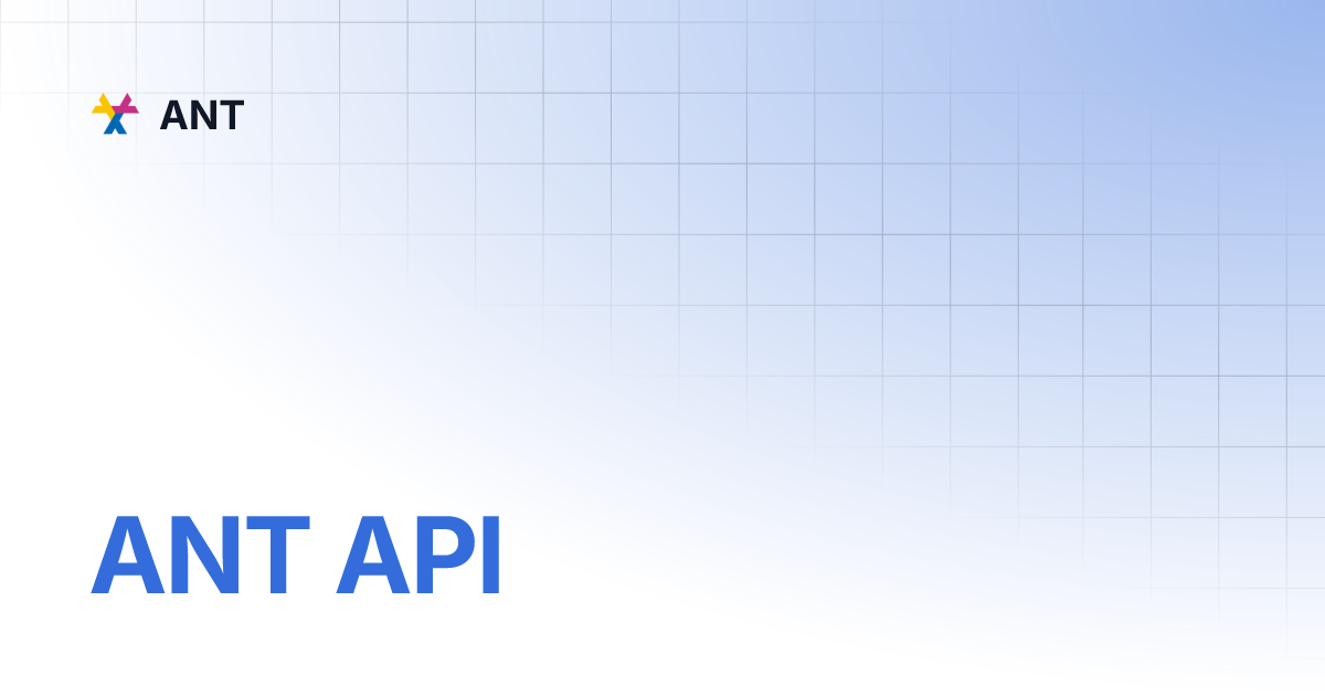 ANT API | ANT